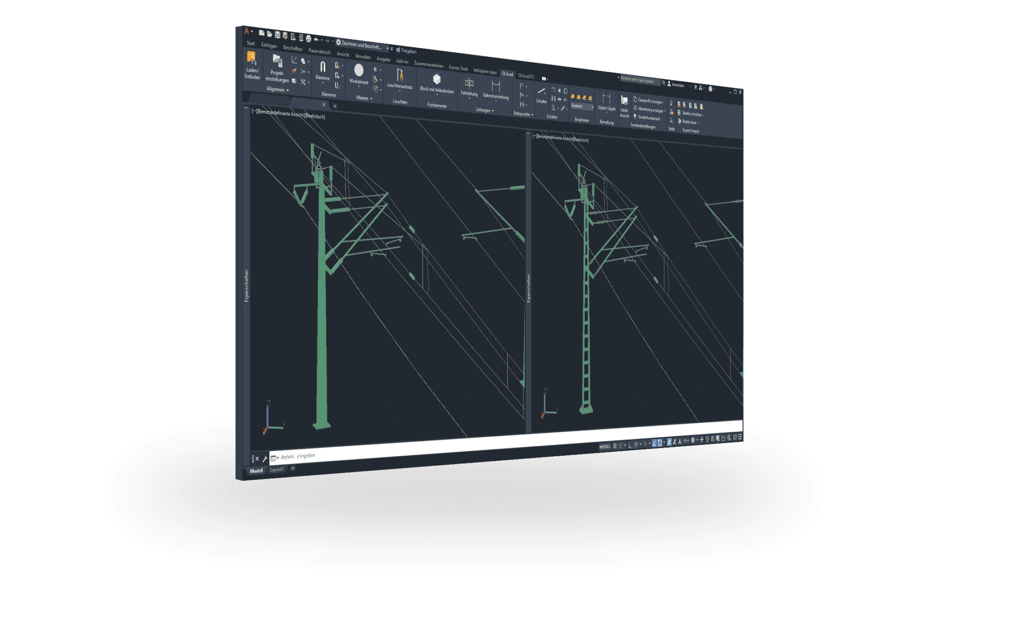 SIGNON OLAcad - Planning of overhead contact line systems - Olacad