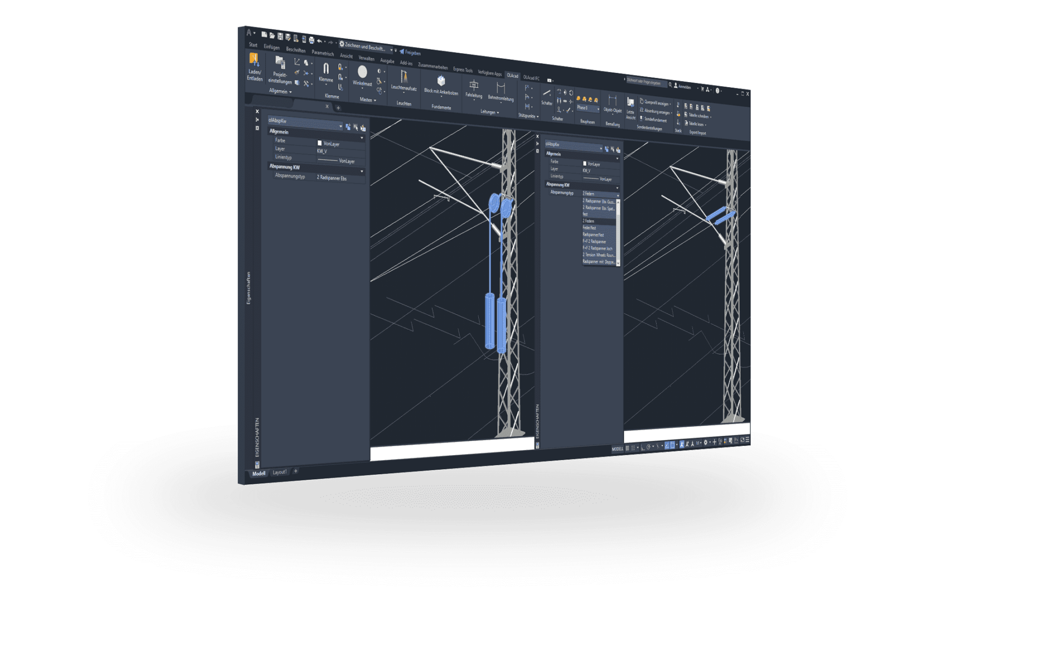 SIGNON OLAcad - Planning of overhead contact line systems - Olacad